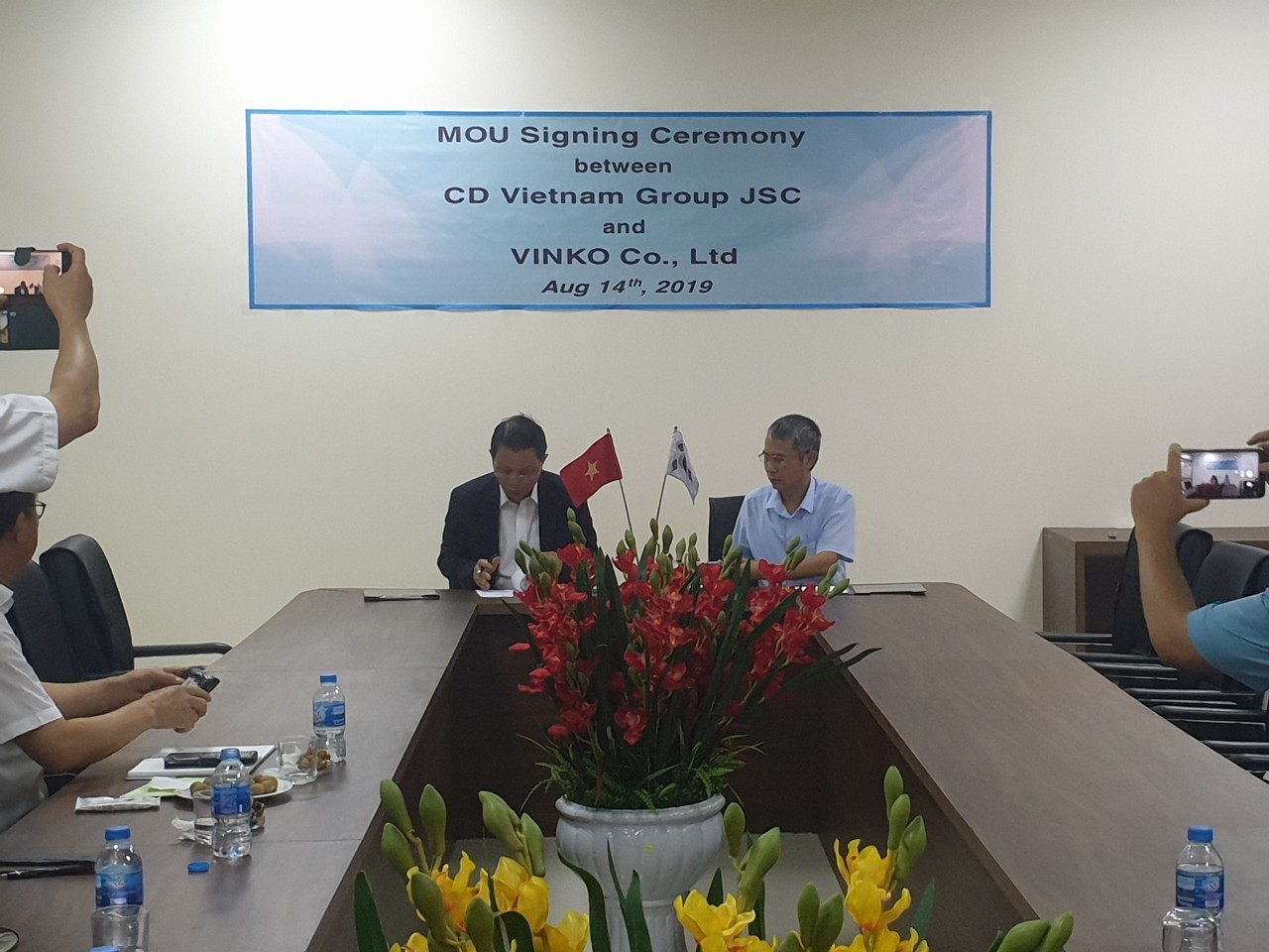 Ký kết hợp tác với Tập đoàn VINKO, Hàn Quốc